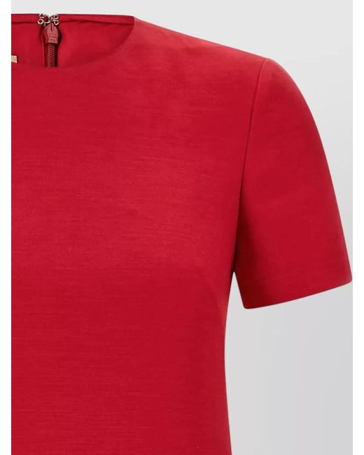 Valentino Garavani Mini Dress V Logo Pocket Detail in Red | Lyst UK