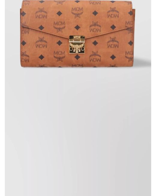 MCM Chain Strap Shoulder Bag in White | Lyst