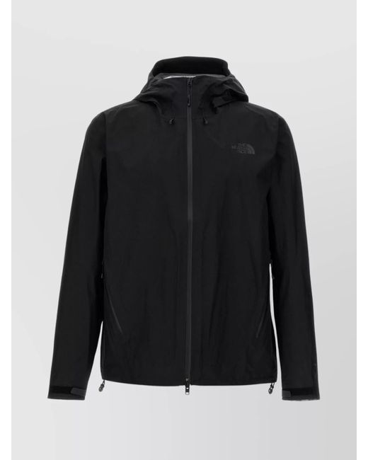 The North Face Packable Hooded Jacket With Adjustable Cuffs in Black ...