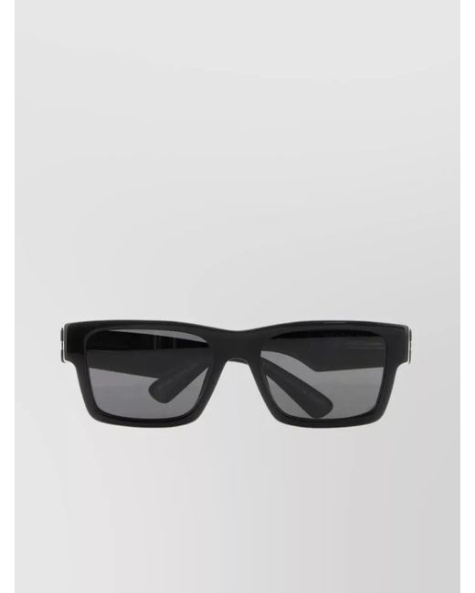 Prada Rectangular Frame Acetate Shades in Black for Men | Lyst