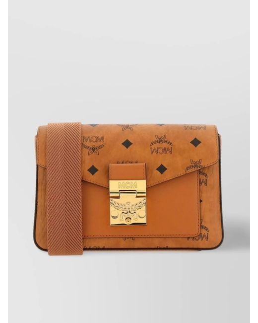 MCM Small Millie Crossbody Bag in Brown | Lyst