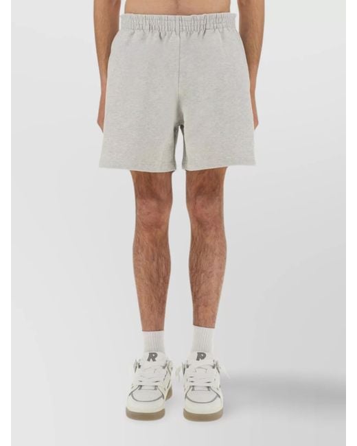 Represent "Initial" Knee Length Shorts in White for Men | Lyst UK