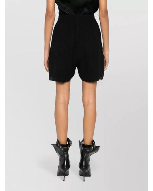 Rick Owens Boxer Shorts Side Split Sheer Panels in Black | Lyst UK