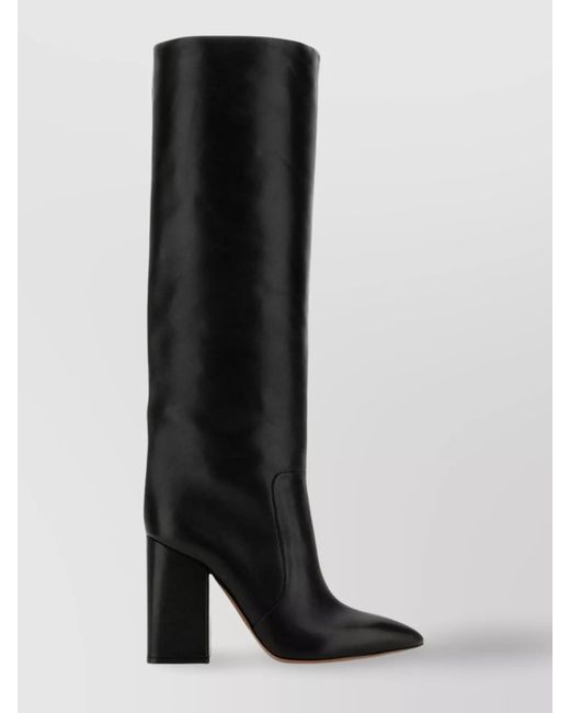 Paris Texas Anja Nappa Leather Knee Length Boots in Black | Lyst