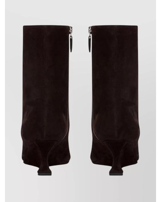 Paris Texas Sculptural Wedge Ankle Boot Design in Black | Lyst UK