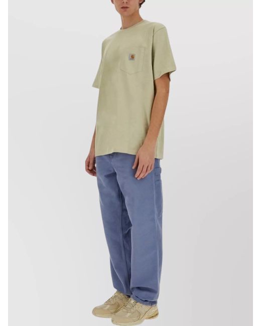 Carhartt Cargo Pockets Utility Trousers in Blue for Men | Lyst UK