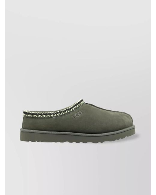 UGG Slipper Shaggy Suede Almond Toe in Green for Men | Lyst UK