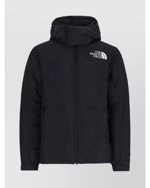 The North Face Padded Hooded Jacket Side Pockets in Blue for Men | Lyst