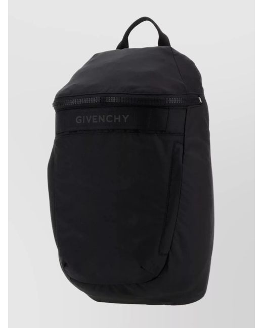 Givenchy Logo-Printed Adjustable Shoulder Strap Backpack in Black for ...