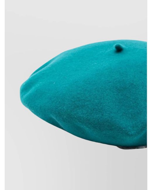 Borsalino Wool Basque Hat Featuring Traditional Shape in Blue for Men ...