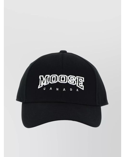 Moose Knuckles 'Team Emblem' Baseball Cap in Black for Men | Lyst