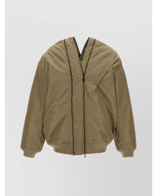 Y. Project 'Quilted Ribbed Cuffs' Jacket in Natural | Lyst