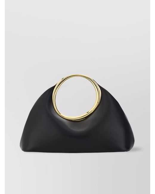 Jacquemus Small Calino Leather Bag in Black | Lyst