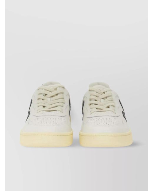 Veja V-90 Perforated Toe Box Sneakers in Natural for Men | Lyst