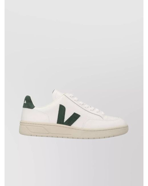 Veja 'Sneakers Contrast Heel Tab Perforated Toe Box' in Metallic | Lyst