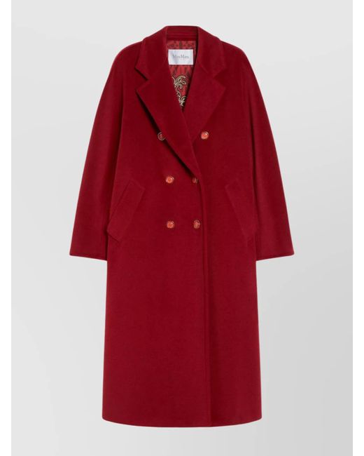 Max Mara Icon Special Edition Coat in Red | Lyst