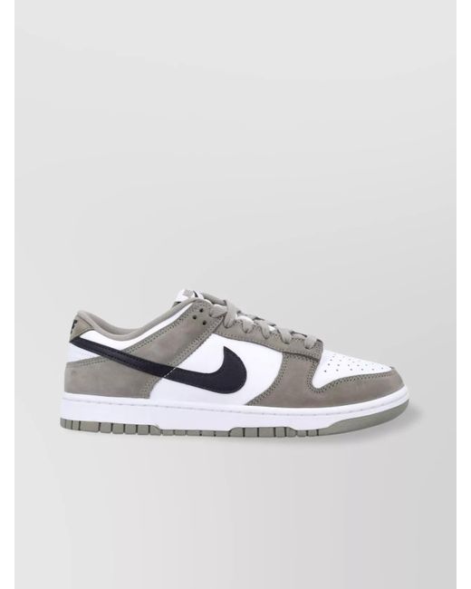 Nike Low Dunk Sneakers With Color Block Design in Metallic | Lyst