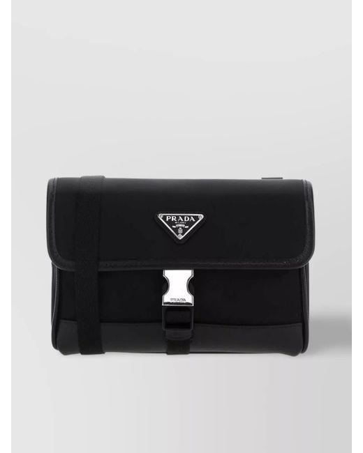 Prada Rectangular Re-Nylon Phone Case in Black for Men | Lyst UK