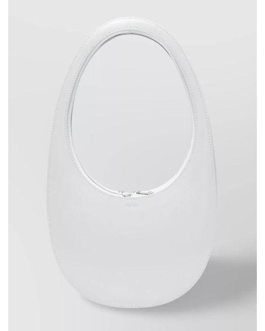 Coperni Curved Top Handle Shoulder Bag in White | Lyst