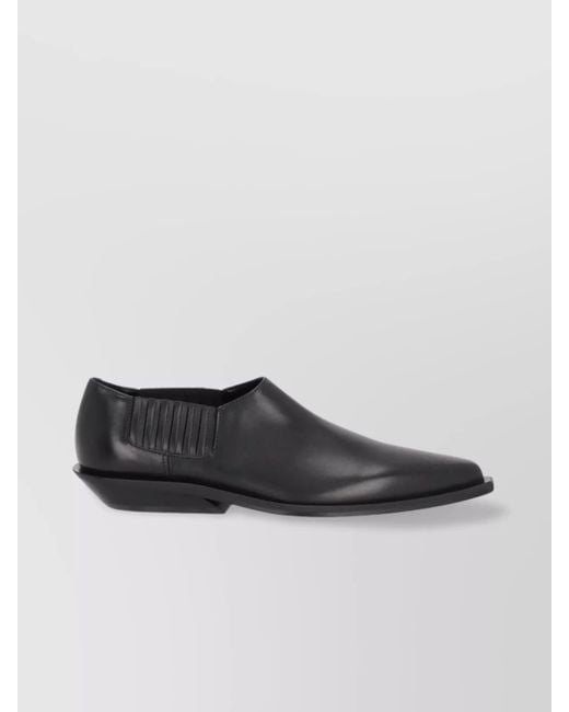 Ann Demeulemeester Pointy Micro Heel Cowboy Shiny Calf | Lyst