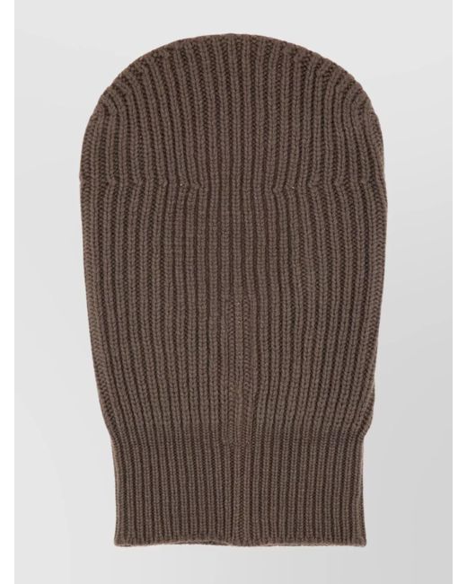 Rick Owens Knit Ribbed Texture Scarves in Brown for Men | Lyst UK