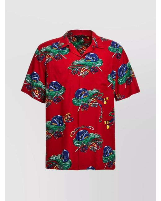 Polo Ralph Lauren 'Rope' Print Button-Down Collar Shirt With Chest ...
