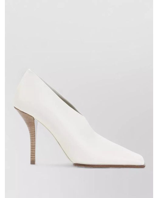Alaïa Pumps Pointed Toe Seam Detail Stiletto Heel in White | Lyst UK