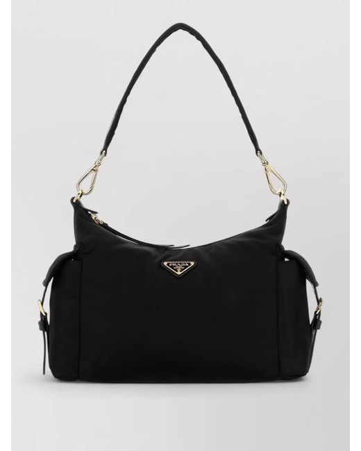 Prada Re Nylon Shoulder Bag Tone Hardware in Black | Lyst