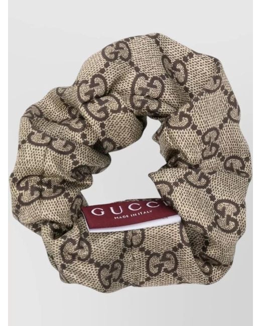 Gucci Gg Hair Scrunchie Elastic Design Texture | Lyst UK