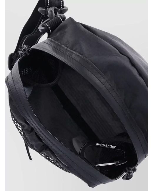 and wander Crossbody Bag Compact Design Adjustable Strap in Black for ...