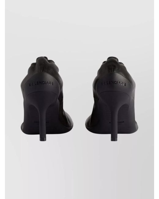 Balenciaga Shibuya 80 Pumps Soft Leather Pointed Toe in Black | Lyst UK