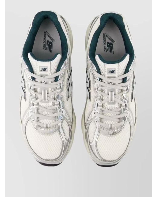 New Balance 740 Sneakers Two Tone Mesh Overlays Sole in White | Lyst UK