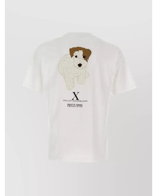 Undercover Graphic T-Shirt With Front And Back Prints in White | Lyst UK