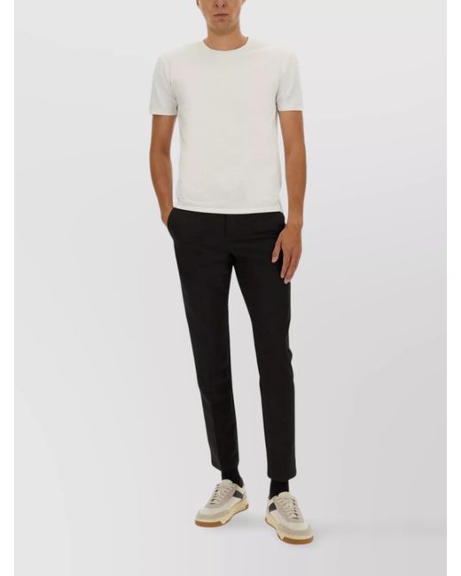 BOSS Tailored Trousers With Side And Back Pockets in Black for Men ...