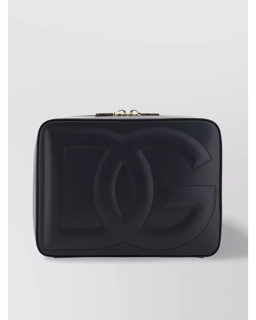 Dolce & Gabbana Rectangular Leather Shoulder Bag With-Tone Hardware in ...