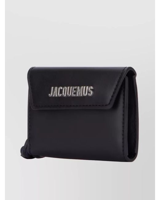 Jacquemus Streamlined Rectangular Wallet Design in Black for Men | Lyst
