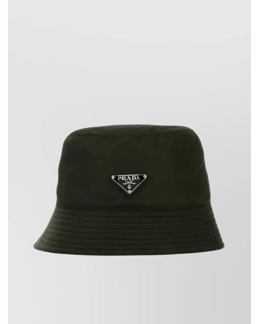 Prada Nylon Bucket Hat Revival in Green for Men | Lyst