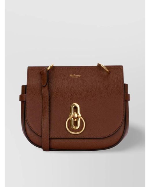 Mulberry Leather Crossbody Bag Hardware in Brown | Lyst UK