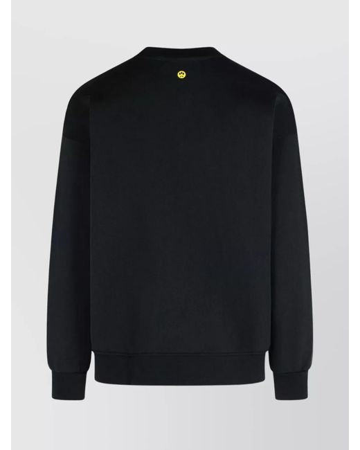 Barrow Teddy Bear Crew Neck Knitwear in Black | Lyst UK
