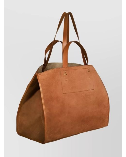 Jérôme Dreyfuss Léon L Shoulder Bag With Dual Handles in Brown | Lyst UK