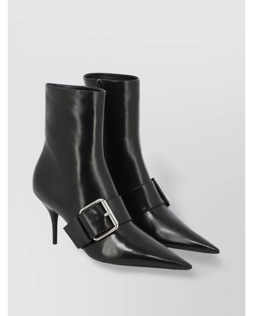 Balenciaga "80 Knife" Ankle Boots in Black | Lyst UK