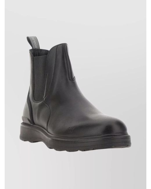 Woolrich Ankle Boot With Elastic Side Panels in Black for Men | Lyst