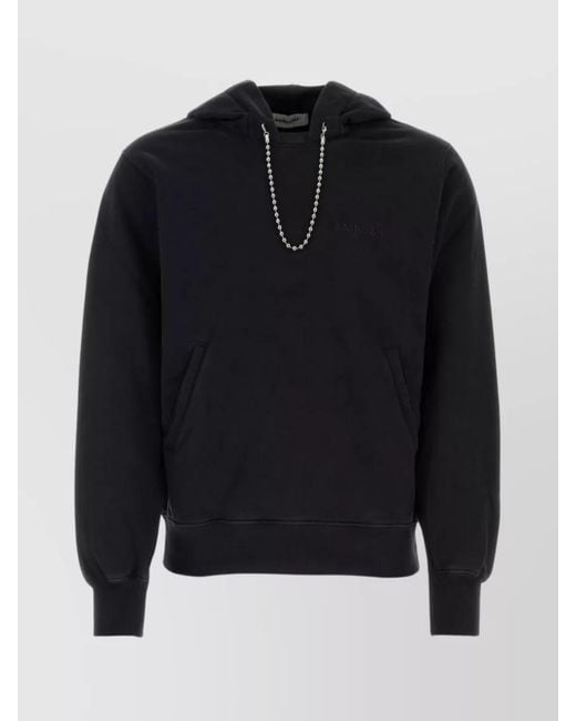 Ambush Ballchain Cotton Hooded Sweatshirt With Chain Detail in Blue for ...