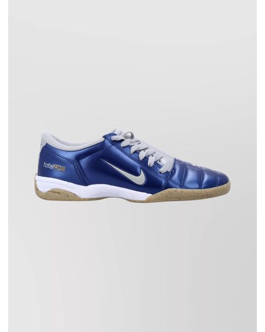 Nike Quilted Upper Sneakers With Flat Rubber Sole in Blue | Lyst UK