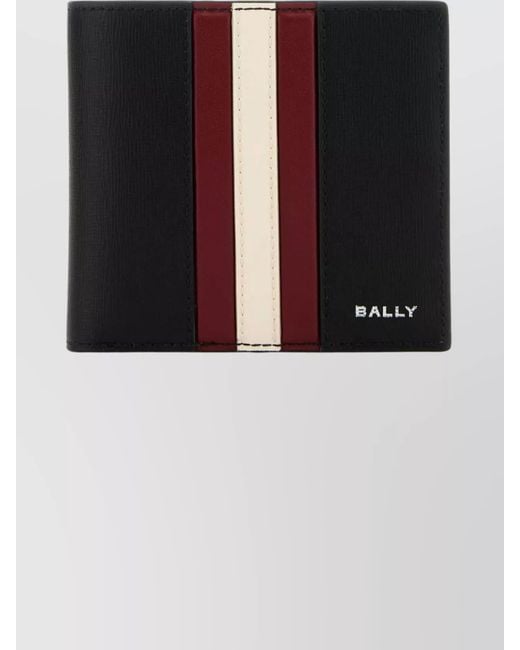 Bally Leather Bi-Fold Style Wallet in Black for Men | Lyst