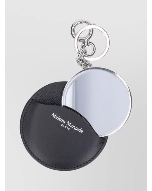 Maison Margiela Circular Key Holder Dual-Sided Design in White | Lyst