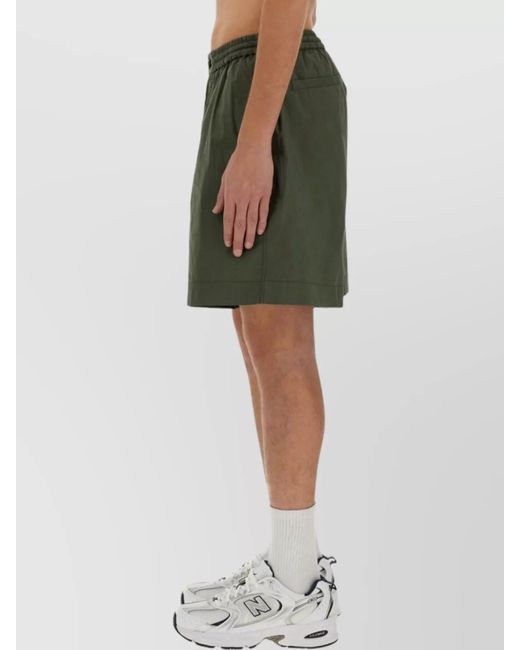 Aspesi Bermuda Shorts With Back And Side Pockets in White for Men | Lyst UK