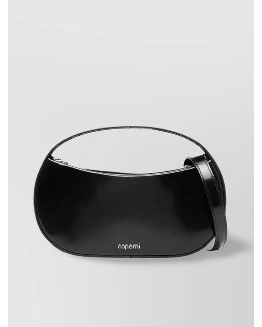 Coperni Leather Handbag Curve-Edge Body in Black | Lyst