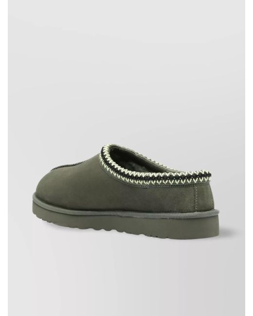 UGG Slipper Shaggy Suede Almond Toe in Green for Men | Lyst UK
