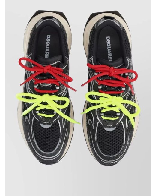 DSquared² Sprinter Mesh Sneakers Rubber Sole Design for Men | Lyst UK
